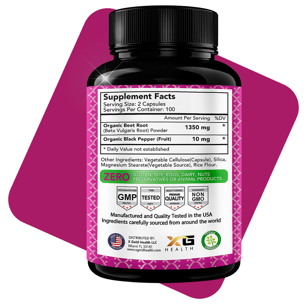 Strongest Premium Organic Beet Root Powder – X Gold Health